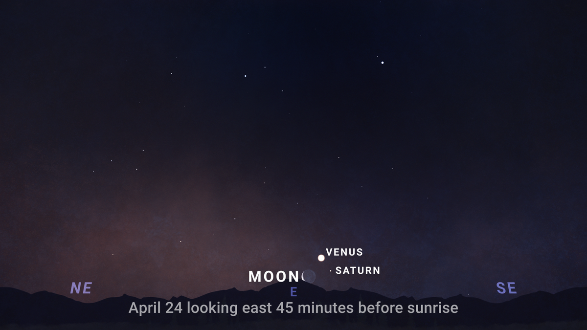 Mercury, Venus and Saturn to delight stargazers in a parade across the ...